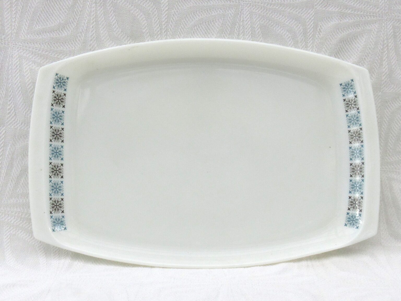 Vintage JAJ Pyrex Chelsea Large Platter Serving Dish Rectangular 60s 70s