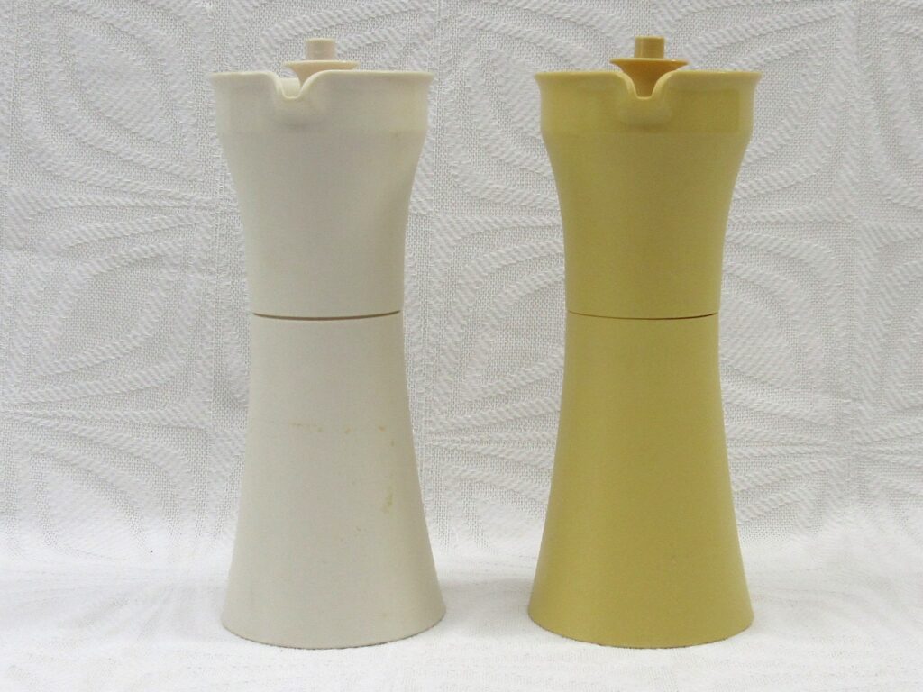 Vintage Tupperware Salad Dressing Containers x2 70s 80s