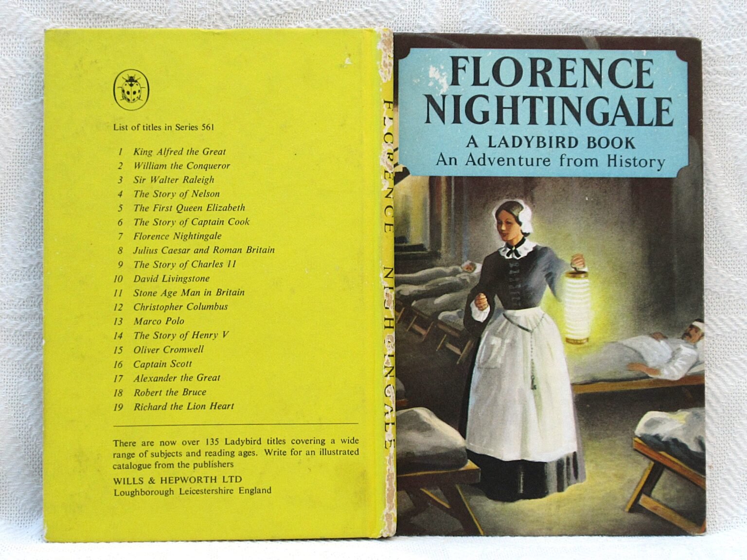 Vintage Ladybird Books Adventure From History Florence Nightingale