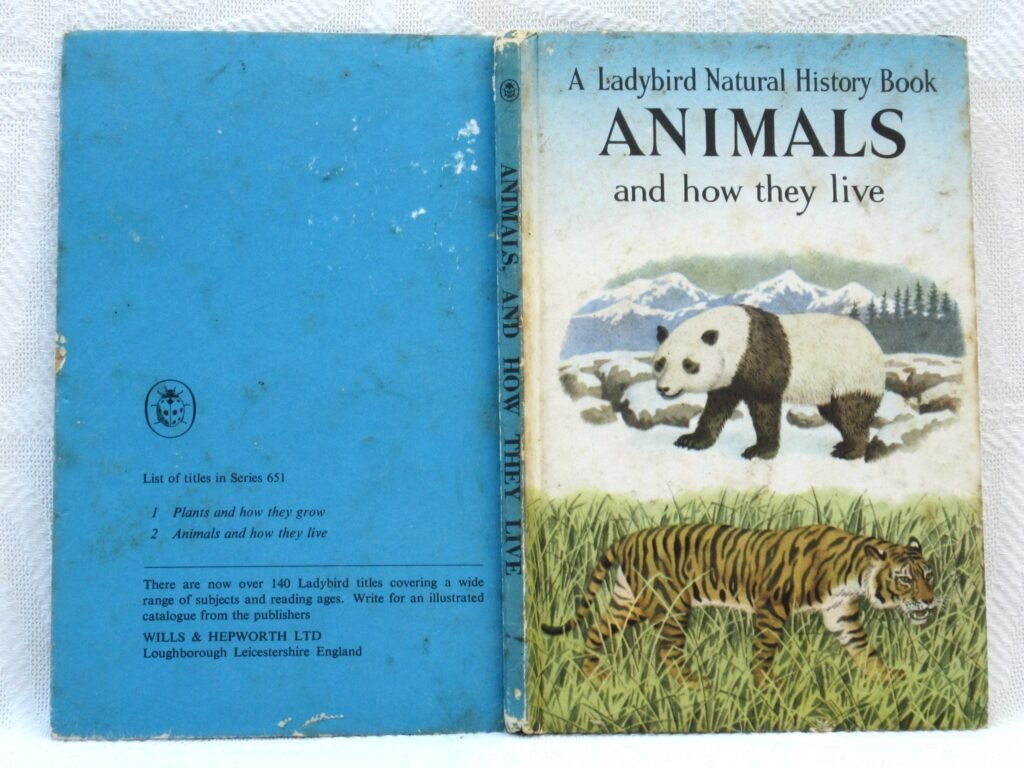 Vintage Ladybird Books Animals And How They Live Natural History Series