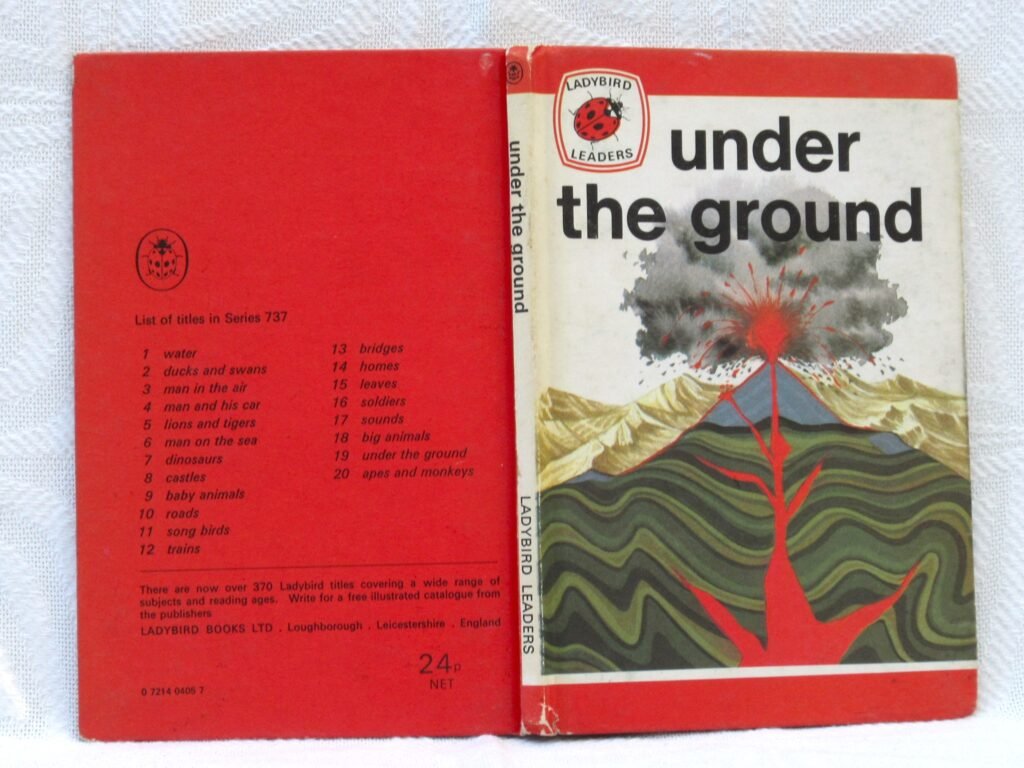 Vintage Ladybird Books Leaders Series Under The Ground