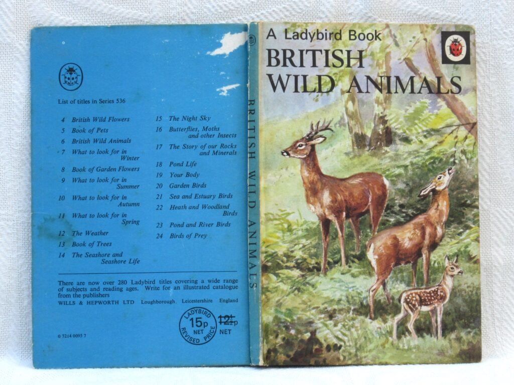 Vintage Ladybird Books Nature Series British Wild Animals