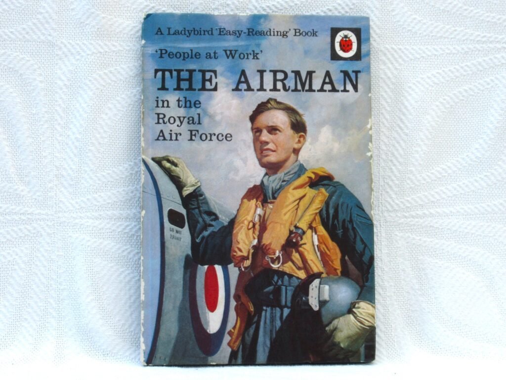 Vintage Ladybird Books People At Work The Airman Royal Air Force