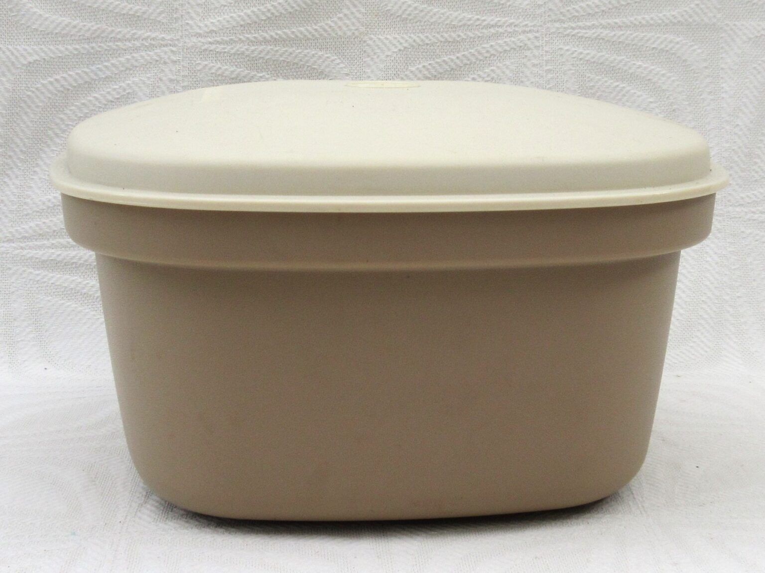 Vintage Tupperware Beige Multi Server Rice Steamer Cooker 70s 80s