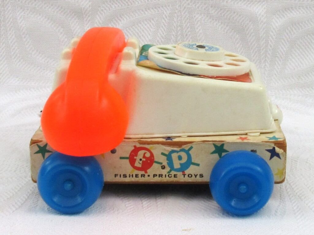 Original Vintage Fisher Price Chatter Telephone 1961