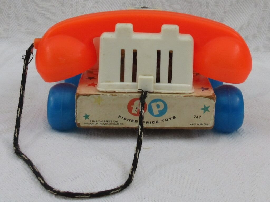Original Vintage Fisher Price Chatter Telephone 1961