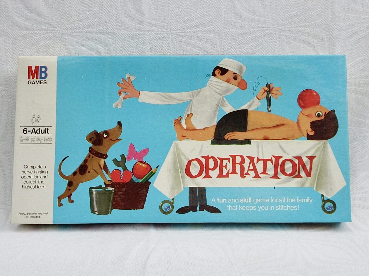 Vintage 70s Operation Board Game 1977 MB Games